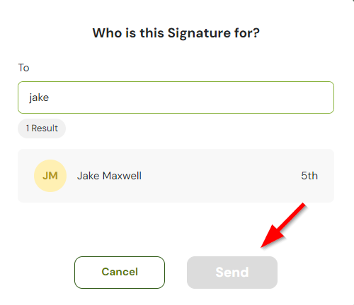 Sending, Requesting, and Receiving Signatures