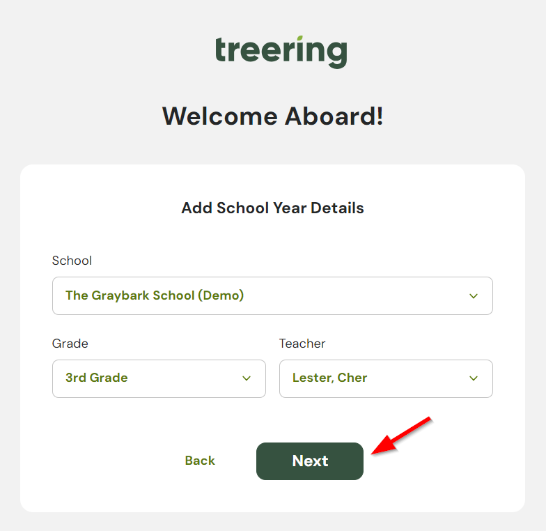 Setting Up a Treering Account