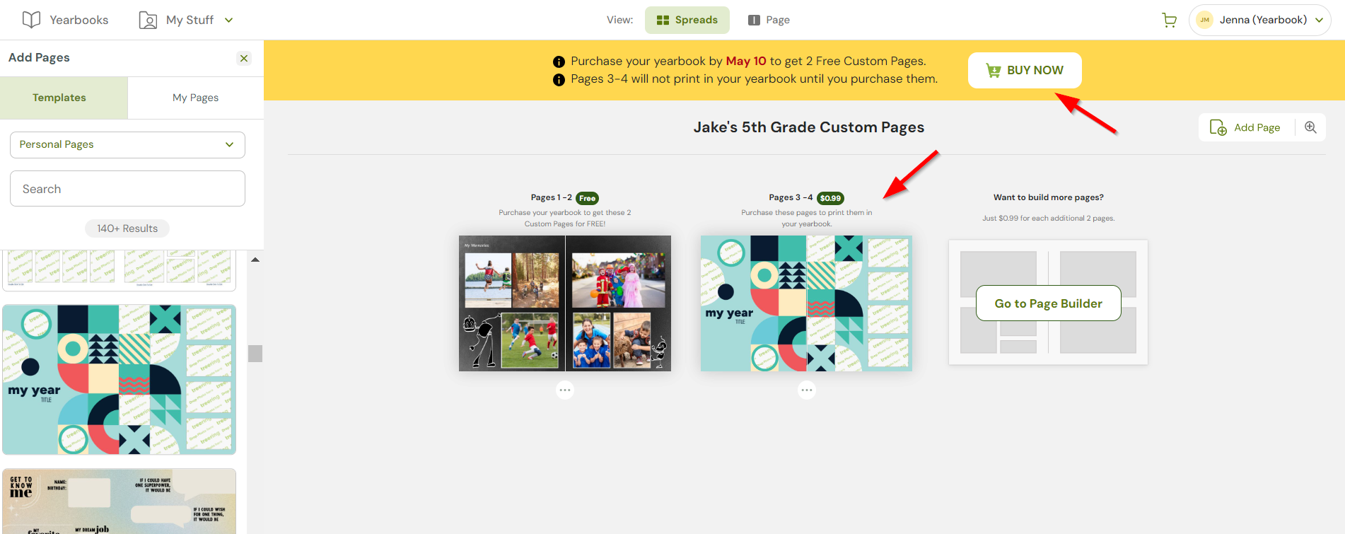 Adding Additional Custom Pages