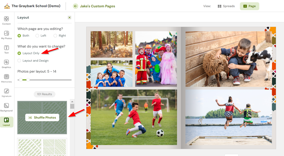Creating Custom Pages Using Page Layout