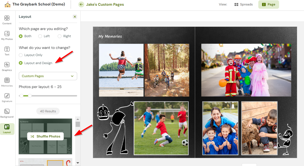 Creating Custom Pages Using Page Layout
