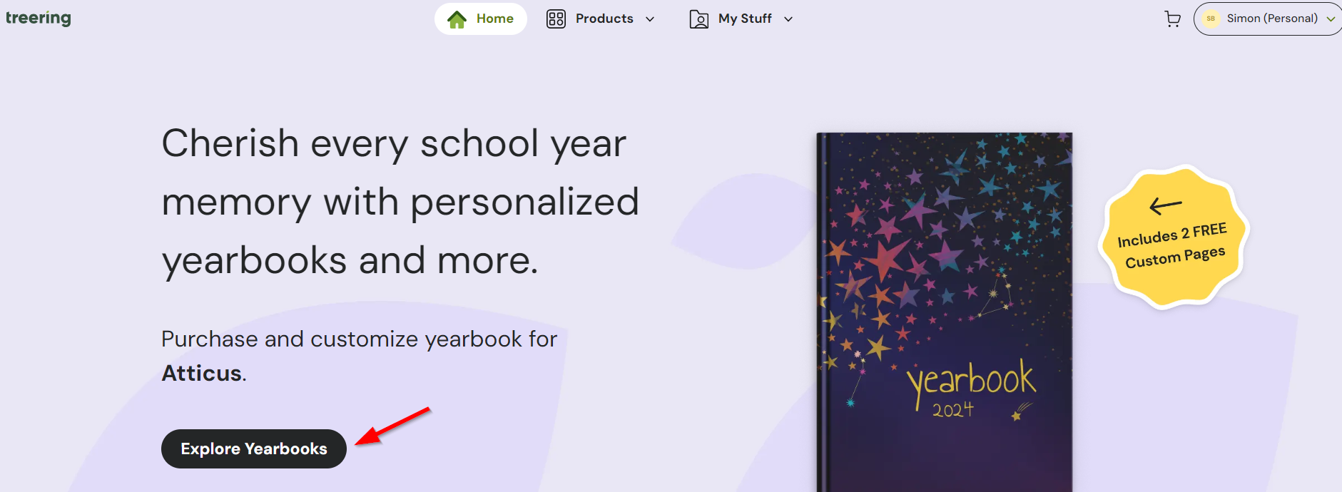 Buying a Yearbook for the Current Year