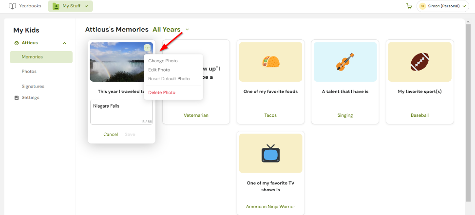 Editing Memories in My Kids
