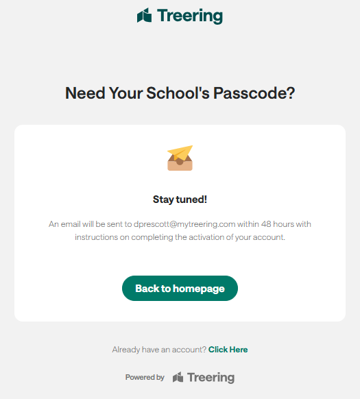 Getting Your School Passcode