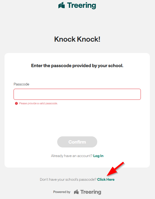 Getting Your School Passcode