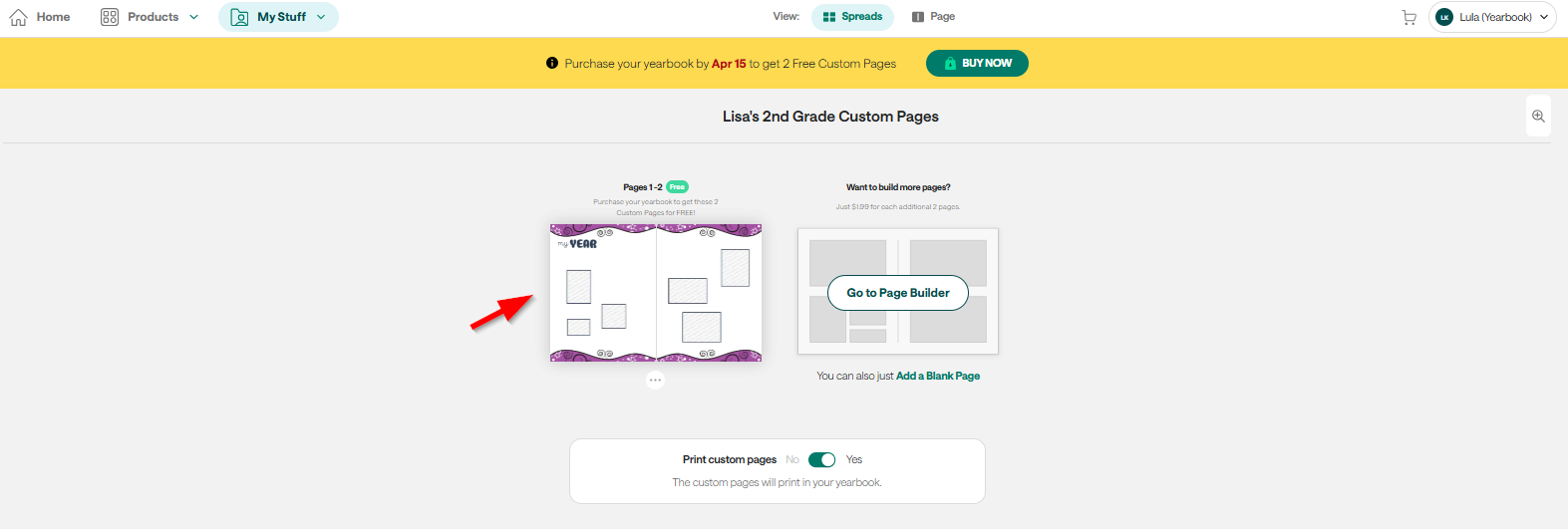 Adding Graphics to Custom Pages