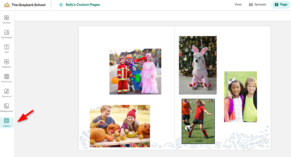 Creating Custom Pages Using Page Layout