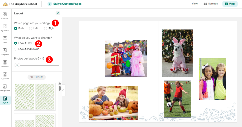 Creating Custom Pages Using Page Layout