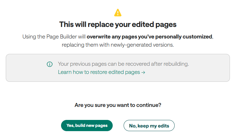 Creating Custom Pages with Page Builder